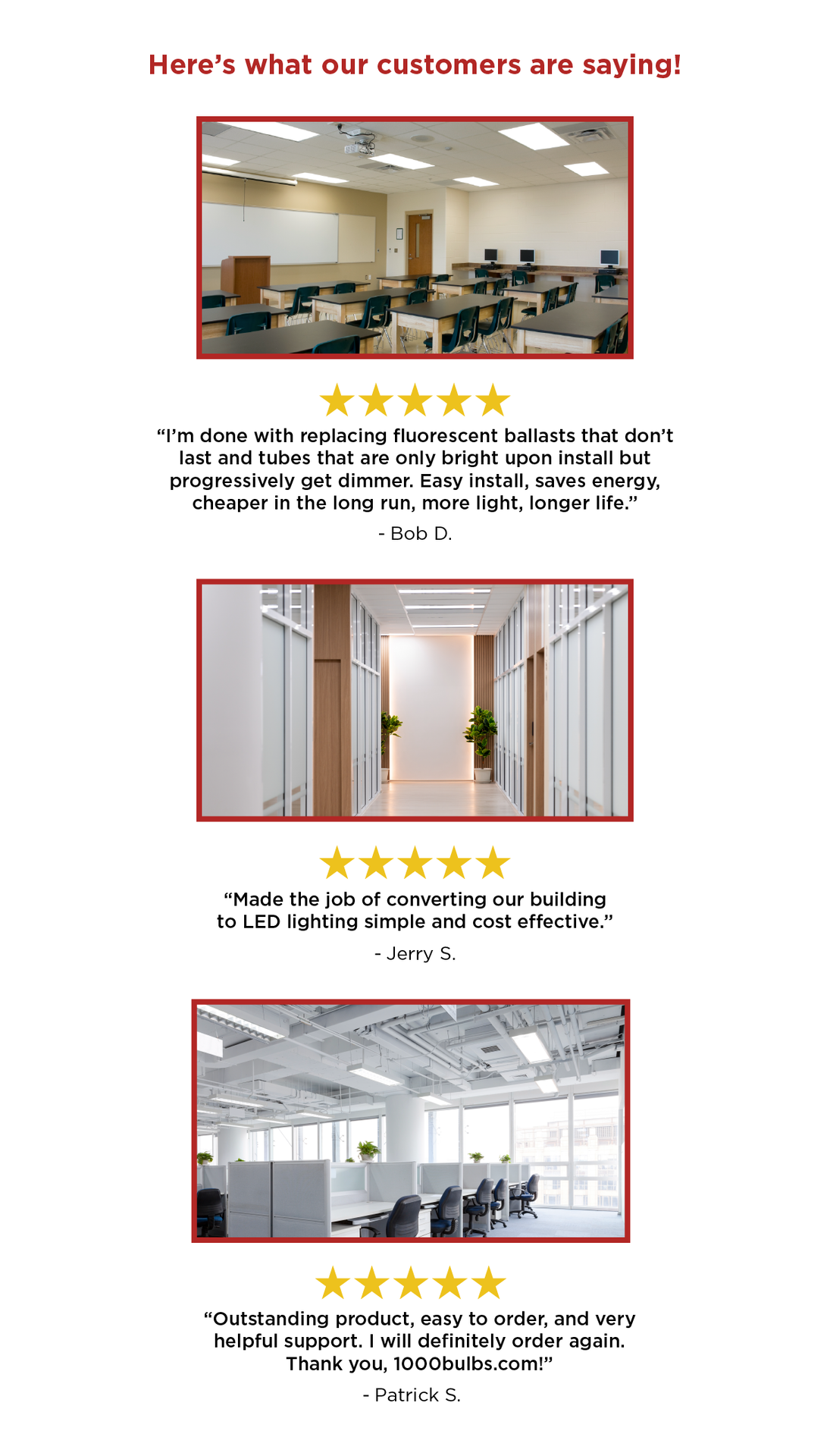 Explore Our Huge Selection of LED Tubes! - 1000 Bulbs